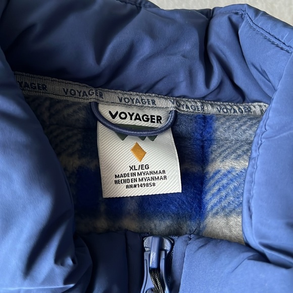 voyager | Jackets & Coats | Voyager Mens Polar Fleece Lined Puffer ...